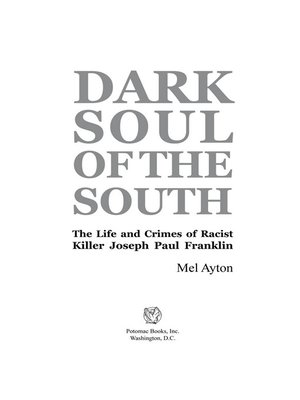 eBook - Dark Soul of the South by Mel Ayton · OverDrive: Free ebooks ...