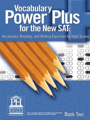 Vocabulary Power Plus for the New SAT, Book 2 by Daniel A. Reed ...