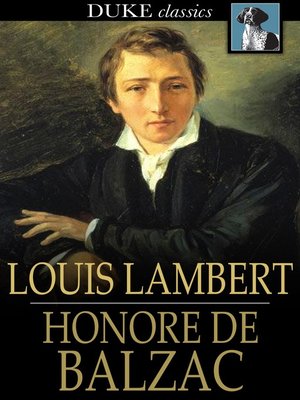 Louis Lambert by Honore de Balzac · OverDrive: Free ebooks, audiobooks ...
