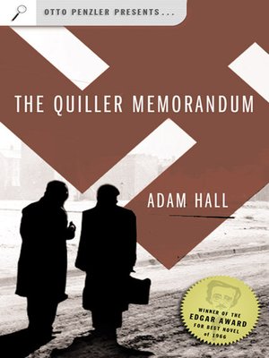 eBook - The Quiller Memorandum by Adam Hall · OverDrive: Free ebooks ...