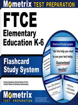 FTCE Elementary Education K-6 Flashcard Study System by Mometrix ...