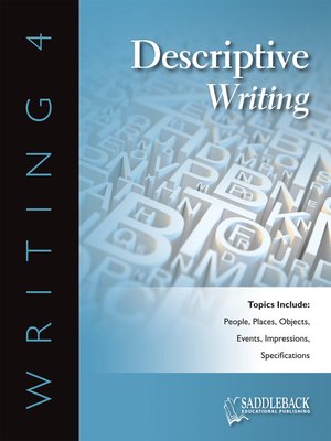 eBook - Writing 4 Descriptive Writing by Saddleback Educational ...