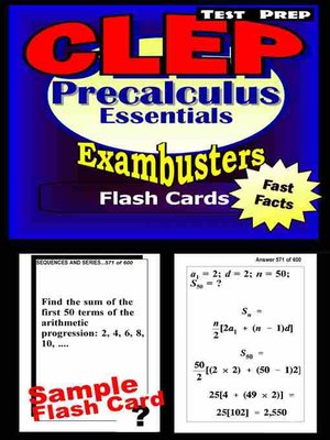 CLEP Precalculus Test—CLEP Math Flashcards—CLEP Prep Exam Workbook by ...