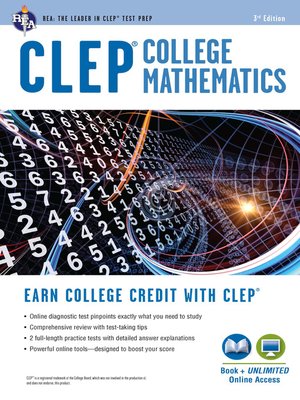 eBook - CLEP® College Mathematics Book + Online by Stu Schwartz ...