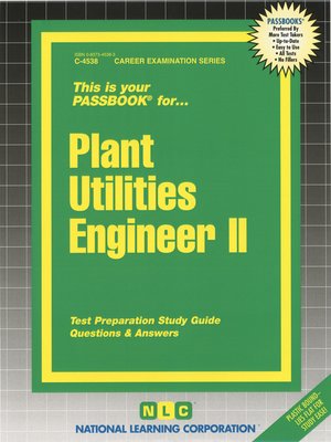 eBook - Plant Utilities Engineer II by National Learning Corporation ...
