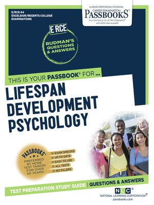 LIFE SPAN DEVELOPMENTAL PSYCHOLOGY by National Learning Corporation ...