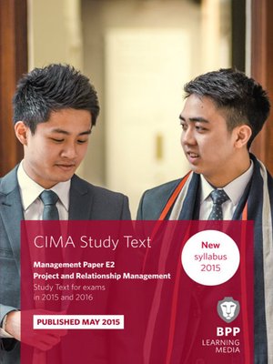 CIMA - E2 - Project and Relationship Management by BPP Learning Media ...