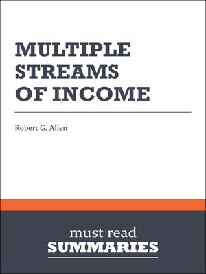 Multiple Streams of Income - Robert G. Allen by Must Read Summaries ...