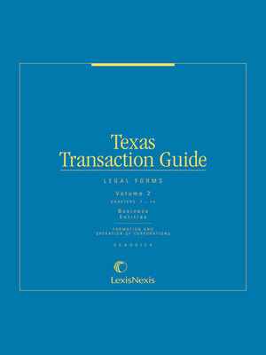 Texas Transaction Guide: Legal Forms by Herbert S. Kendrick · OverDrive ...