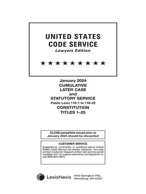 United States Code Service by Publisher's Editorial Staff · OverDrive ...
