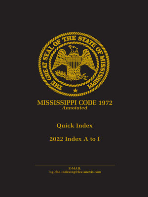 Mississippi Code of 1972 Annotated (2022)(Series) · OverDrive: Free ...