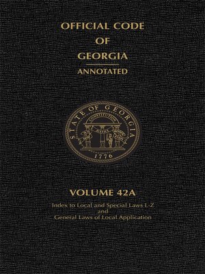 Official Code of Georgia Annotated by LexisNexis' Editorial Staff ...