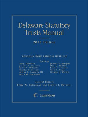 Delaware Statutory Trusts Manual by Charles J. Durante · OverDrive ...