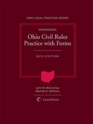 eBook - Anderson's Ohio Civil Rules Practice with Forms by John W ...