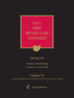 Page's Ohio Revised Code Annotated by Publisher's Editorial Staff ...