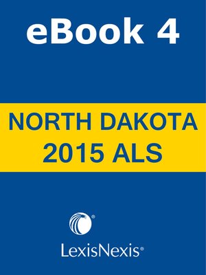 North Dakota Century Code 2015 Advance Legislative Service by Publisher ...