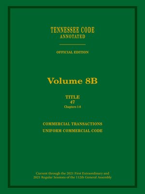 Tennessee Code Annotated by Publisher's Editorial Staff · OverDrive ...