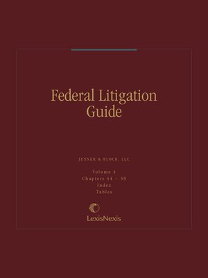 Federal Litigation Guide by The Law Firm of Jenner Block · OverDrive ...