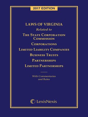 Laws of Virginia Related to The State Corporation Commission ...