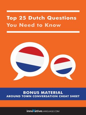 Audiobook - Top 25 Dutch Questions You Need to Know by Innovative ...