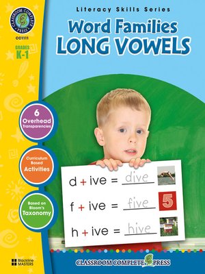 Word Families - Long Vowels by Staci Marck · OverDrive: Free ebooks ...