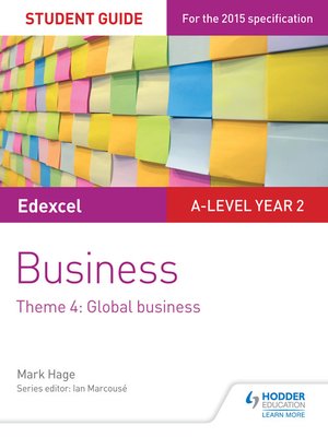 Edexcel A-level Business Student Guide by Mark Hage · OverDrive: ebooks ...