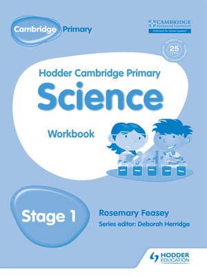 eBook - Hodder Cambridge Primary Science Workbook 1 by Rosemary Feasey ...