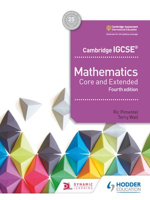 eBook - Cambridge IGCSE Mathematics Core and Extended by Ric Pimentel ...