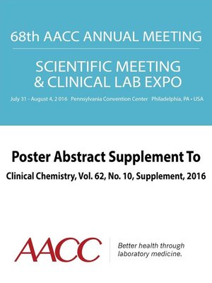 eBook - 68th AACC Annual Scientific Meeting Abstract eBook by American ...