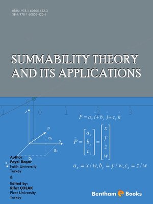 Summability Theory and its Applications by Feyzi Başar · OverDrive ...