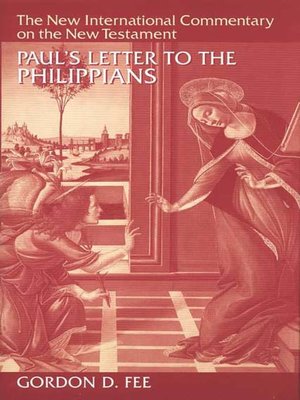 Paul's Letter to the Philippians by Gordon D. Fee · OverDrive: ebooks ...