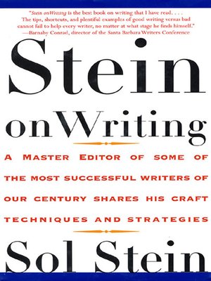 Stein On Writing by Sol Stein · OverDrive: Free ebooks, audiobooks ...