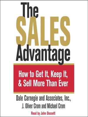 Audiobook - The Sales Advantage by J. Oliver Crom · OverDrive: Free ...