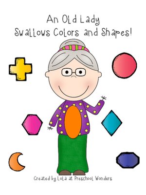 eBook - An Old Lady Swallowed Some Colors and Shapes by Preschool ...