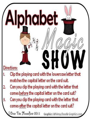 eBook - Alphabet Magic Show Letter Match / ABC Order Game by ...