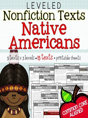 Native Americans Common Core Nonfiction Leveled Reading Passages by The ...