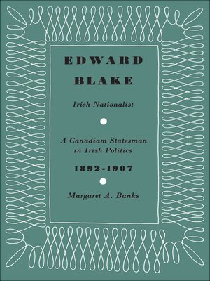 Edward Blake by Margaret A. Banks · OverDrive: Free ebooks, audiobooks ...