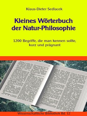 eBook - Kleines Wörterbuch der Natur-Philosophie by Klaus-Dieter ...