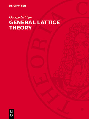 eBook - General Lattice Theory by George Grätzer · OverDrive: Free ...
