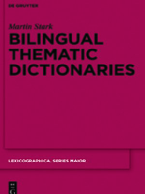 Bilingual Thematic Dictionaries by Martin Stark · OverDrive: Free ...