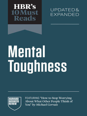eBook - HBR's 10 Must Reads on Mental Toughness by Harvard Business ...