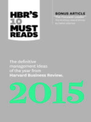 HBR's 10 Must Reads(Series) · OverDrive: Free ebooks, audiobooks ...