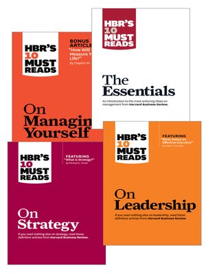 HBR's 10 Must Reads Collection (12 Books) by Harvard Business Review ...
