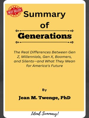 eBook - Summary of Generations the Real Differences Between Gen Z ...