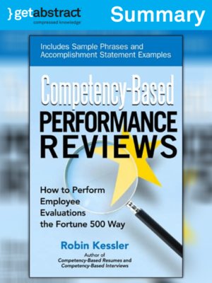 Competency-Based Performance Reviews (Summary) by Robin Kessler ...