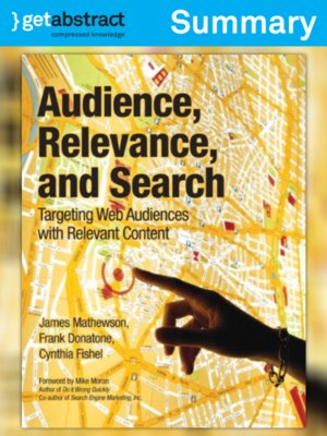 eBook - Audience, Relevance, and Search (Summary) by James Mathewson ...