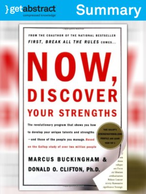 Now, Discover Your Strengths (Summary) by Marcus Buckingham · OverDrive ...