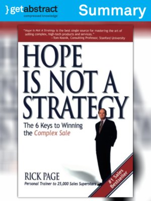 eBook - Hope Is Not a Strategy (Summary) by Rick Page · OverDrive: Free ...