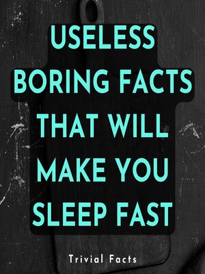 Audiobook - Useless Boring Facts That Will Make You Sleep Fast by ...
