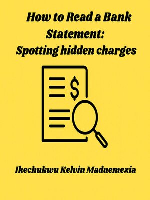 Audiobook - How to Read a Bank Statement by Ikechukwu Kelvin Maduemezia ...